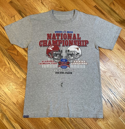 Alabama Crimson Tide Texas Longhorns 2010 BCS National Championship T ...