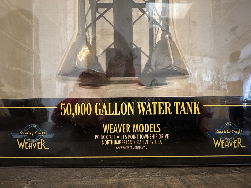 Weaver O 50000 Gallon Water Tank Tower G1955A Black, Brass | eBay