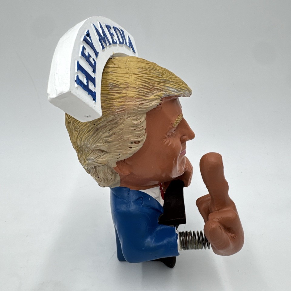 President Trump Funny Christmas F##K U Media Bobble Middle Finger ...