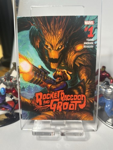 2024 SkyBox Marvel Masterpieces Nahuel Grego Rocket Raccoon Variant ...