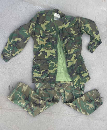 USGI USMC RDF ERDL BDU Hot Weather Set Shirt Trousers Small Regular | eBay