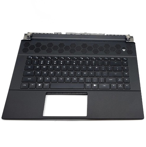 New Black Palmrest Cover Backlit US Laptop Keyboard 0CGM3Y Alienware ...