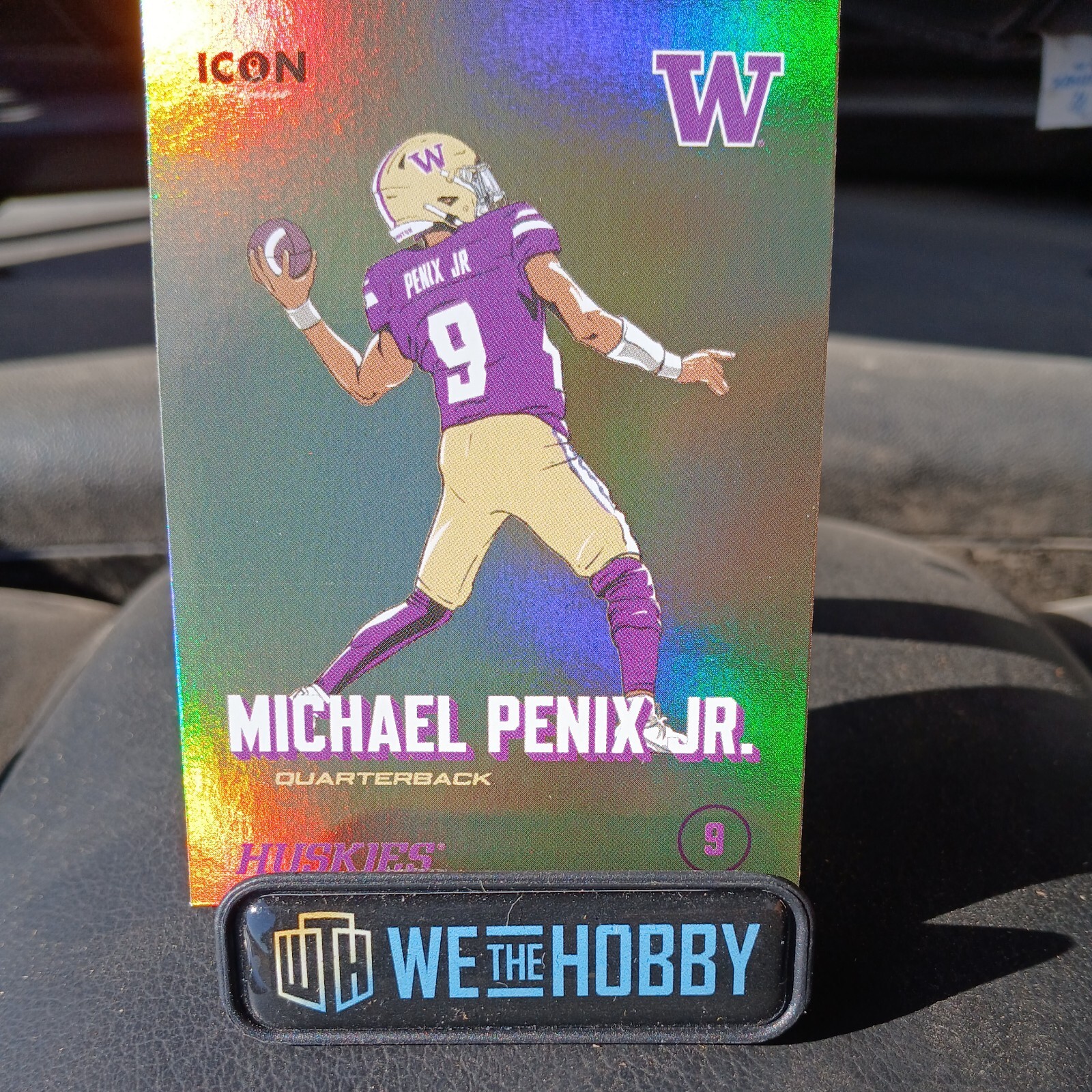 🔥2023 ONIT FOOTBALL 💥MICHAEL PENIX JR ROOKIE SILVER HOLO ICON FALCONS ...