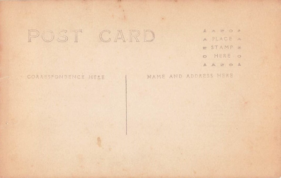 Postcard RPPC Studio Portrait Woman Long Robe Huge Hat AZO Stamp Box | eBay