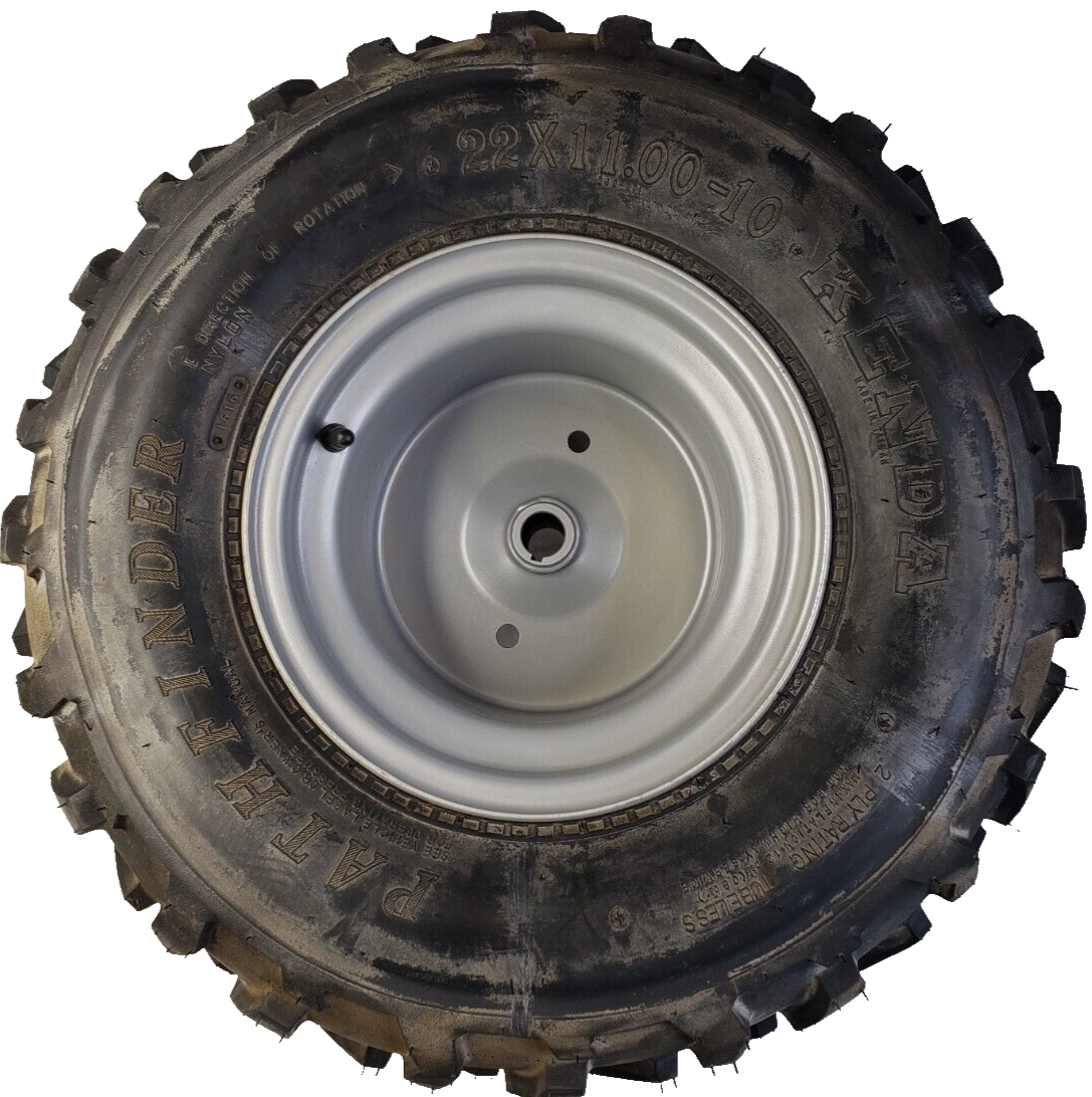 22x11.00-10 22x11-10 22/11-10 Lawn Mower TIRE RIM WHEEL Kenda K530 1 ...