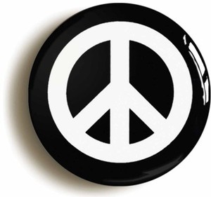 CND CAMPAIGN FOR NUCLEAR DISARMAMENT PEACE BADGE BUTTON PIN (1inch/25mm ...