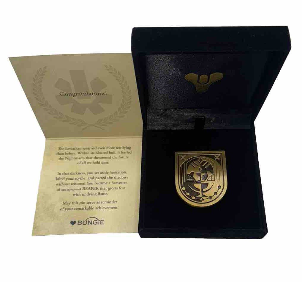 Official Destiny 2 Reaper Title Seal Collectible Pin Bungie Rewards ...