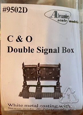 Alexander Scale Models HO #9502D Chesapeake & Ohio Cabinet Signal Box ...