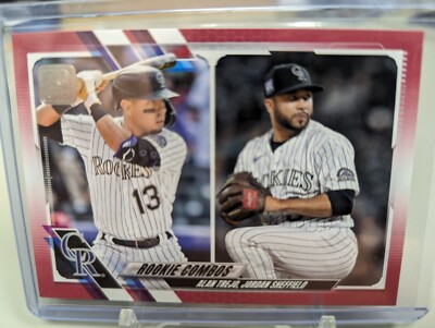 2021 Topps Update Rookie Combos Alan Trejo, Jordan Sheffield Mother's ...