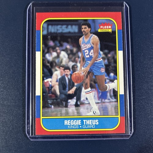 1986 Fleer #108 Reggie Theus Sacramento Kings Basketball Card | eBay