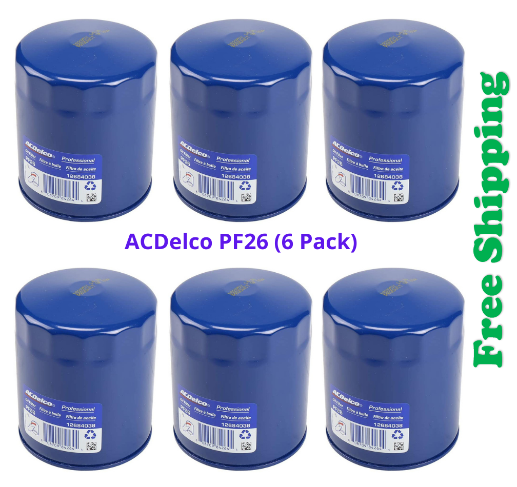 ACDelco PF26 Oil Filter GM Original Equipment (6 Pack) FREE SHIPPING | eBay