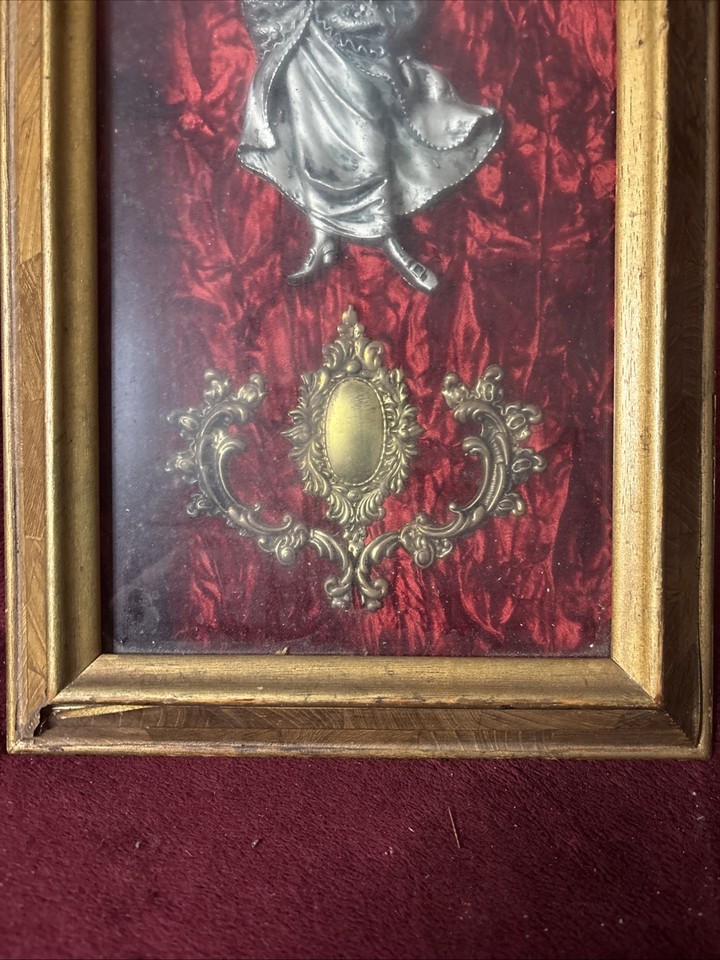 Antique Victorian Shadow Box Female Figure *Wall Art | eBay