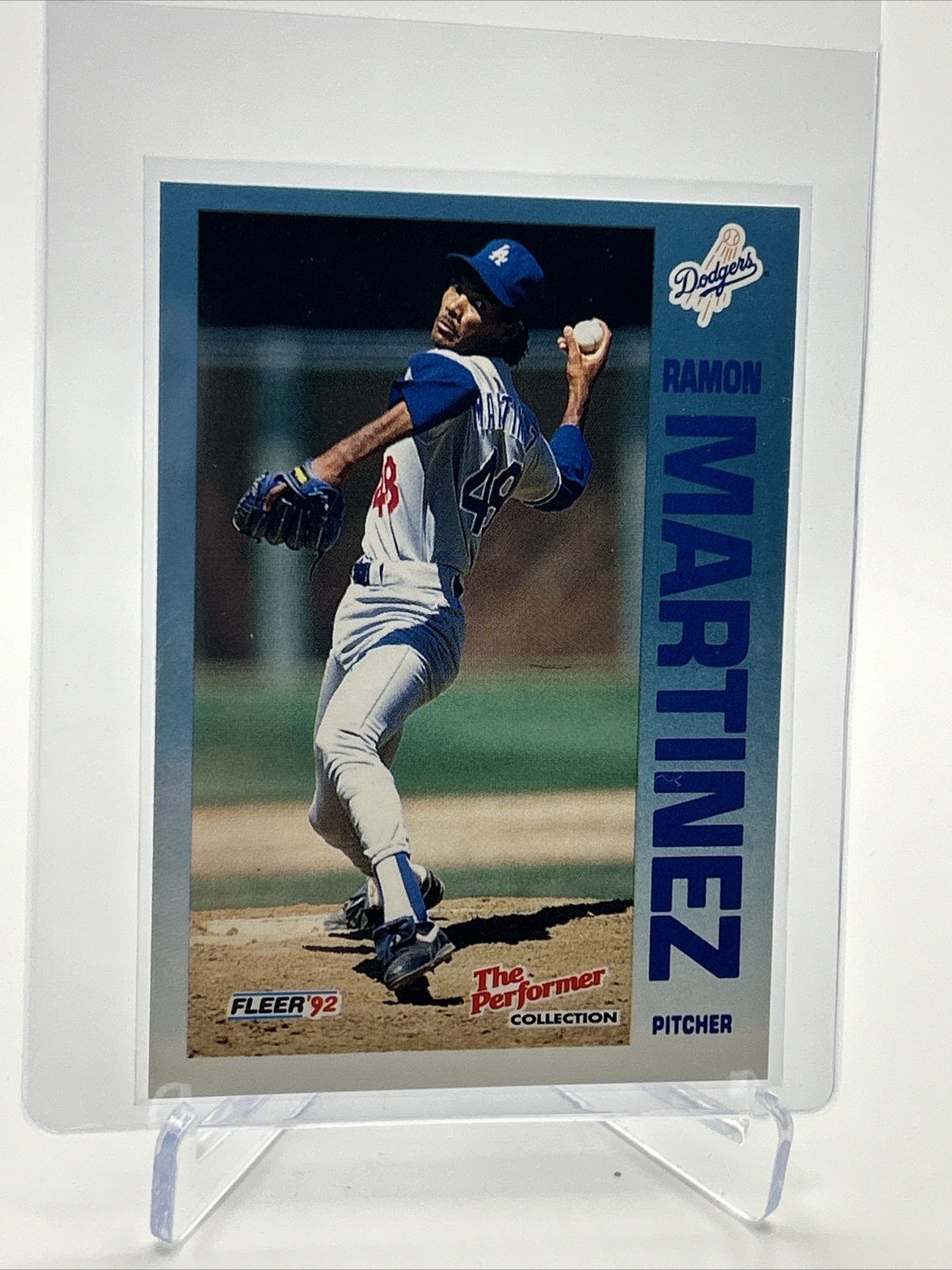 1992 Fleer The Performer Ramon Martinez Baseball Card #21 Mint FREE ...