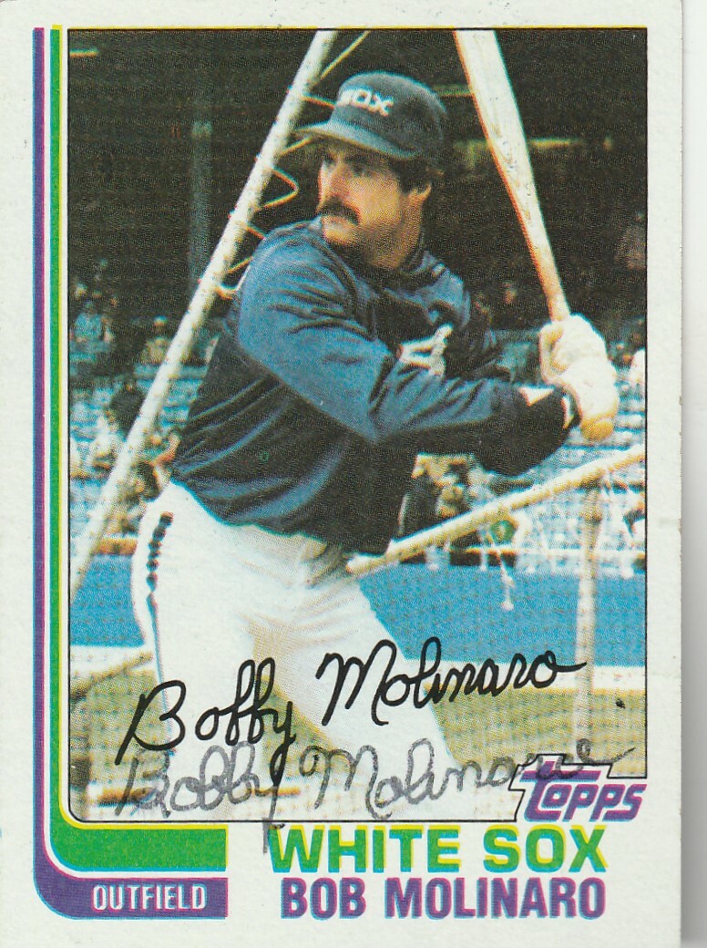 FREE SHIPPING-MINT-1982 (WHITE SOX) Topps #363 Bob Molinaro ACTUAL ...