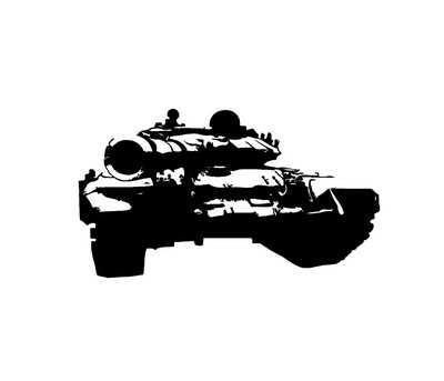 Abrams Tank Vinyl Decal Sticker Window Glass Army Marines Military ...