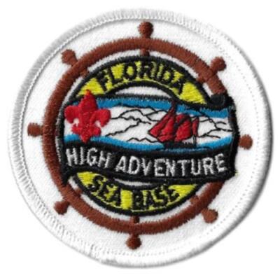 High Adventure Florida Sea Base BSA Patch WHITE Bdr. [PL287] | eBay