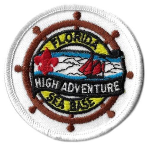 High Adventure Florida Sea Base BSA Patch WHITE Bdr. [PL287] | eBay