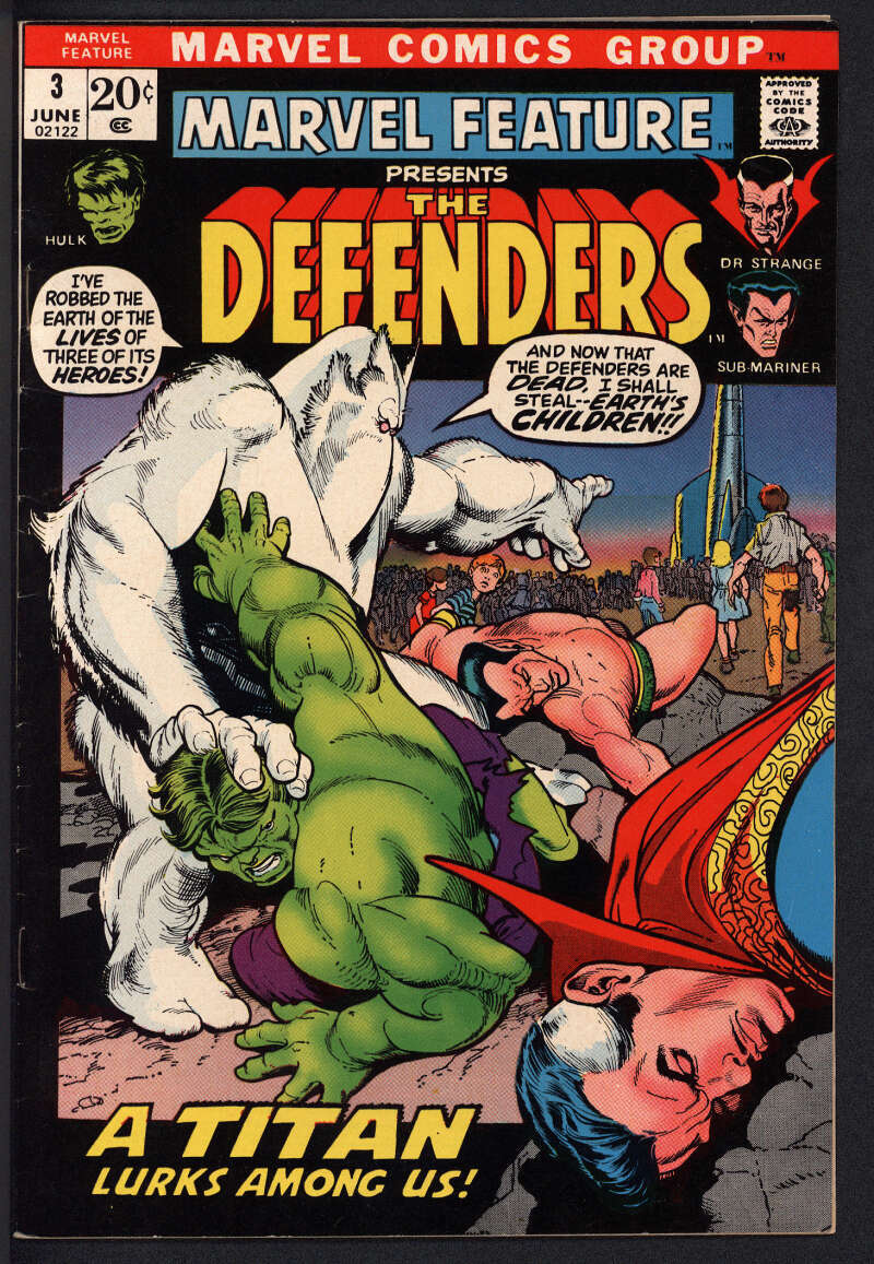 MARVEL FEATURE #3 6.0 // BATTLE OF THE HULK VERSUS XEMNU MARVEL COMICS ...