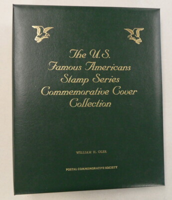 U.S. Famous Americans Stamp Series Commemorative Cover Collection - PCS ...