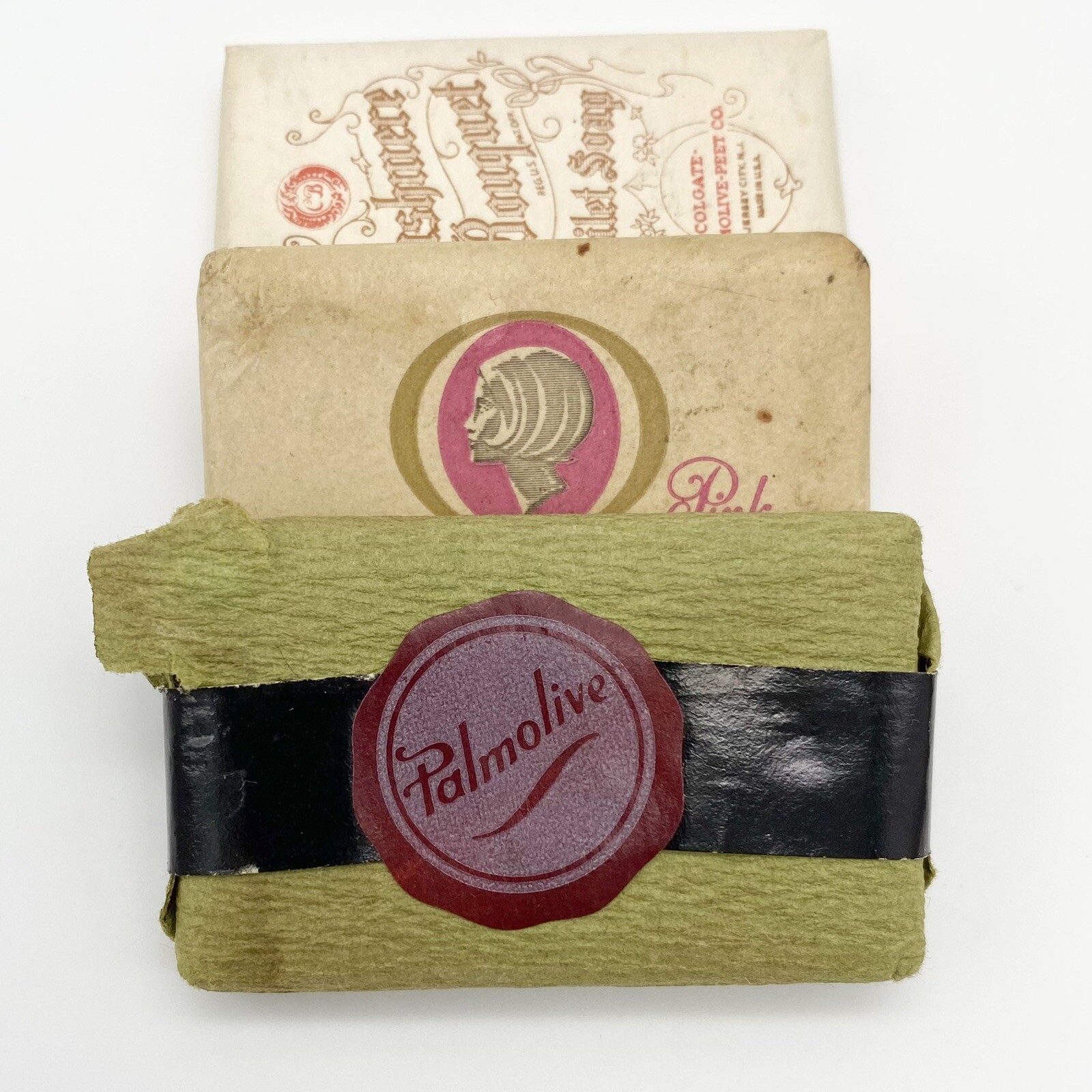 Vintage Mini Hotel Bar Soap (3) Palmolive Pink Camay & Cashmere Bouquet ...