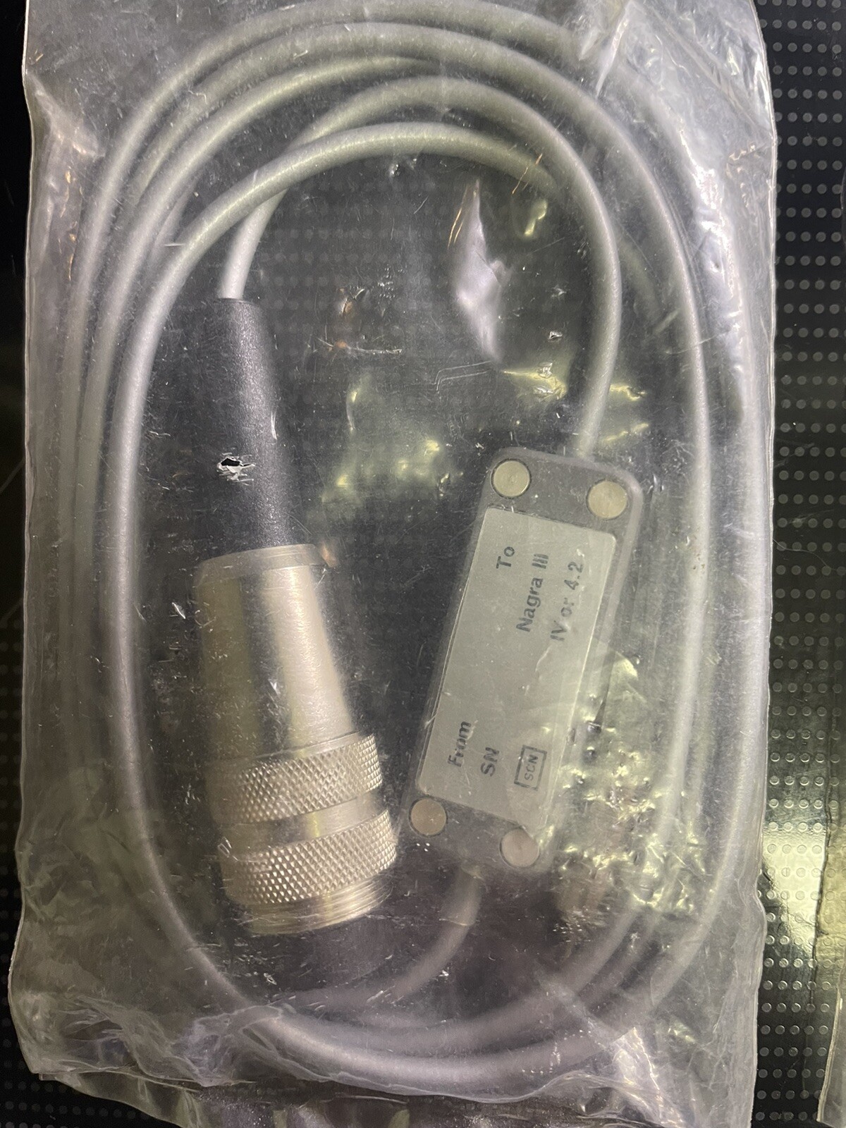 NAGRA SCN Cable For NAGRA SN To III, IV-S , 4.2 New Factory Sealed Bag ...