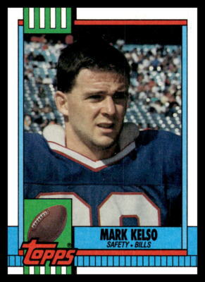 1990 Topps Mark Kelso #196 Buffalo Bills Football Card | eBay
