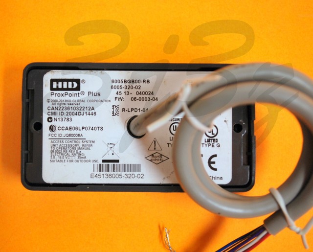 HID ProxPoint Plus 6005BGB00-RB Mullion Prox Reader 125KHz for sale ...