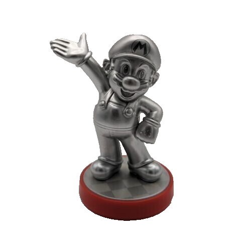 Nintendo Amiibo Figur Mario Silver Siber - Super Mario Collection | eBay.de