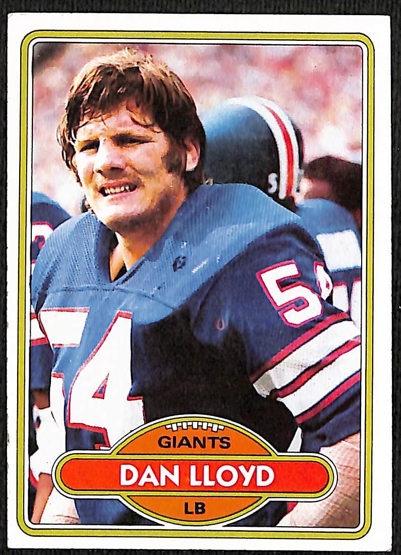 1980 Topps Dan Lloyd #271 Rookie New York Giants | eBay