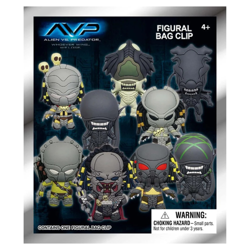 Alien vs. Predator 3D PVC Bag Clips | eBay UK