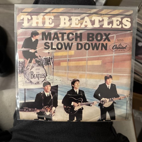 Mint - 45 The Beatles 45rpm Matchbox/Slow Down - Capitol 5255 Great ...