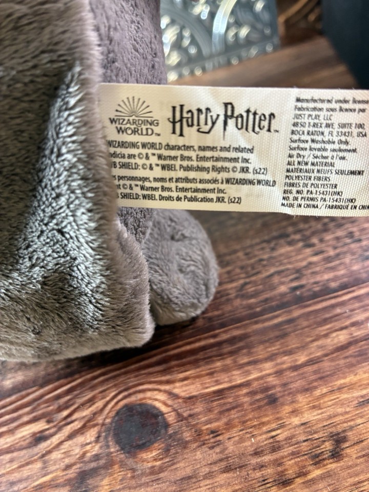 Harry Potter Fang Dog Plush 13" Neapolitan Mastiff Hagrids Gray ...