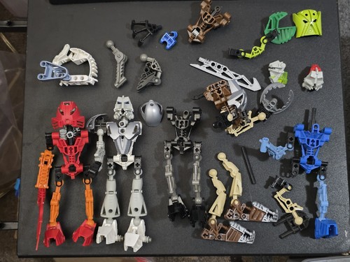 LEGO Bionicles Lot Parts Pieces Accessories. Arms Legs Faces Joints Etc ...