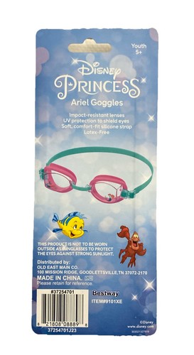 Disney PRINCESS Ariel Kids Goggles Youth 5+ | eBay