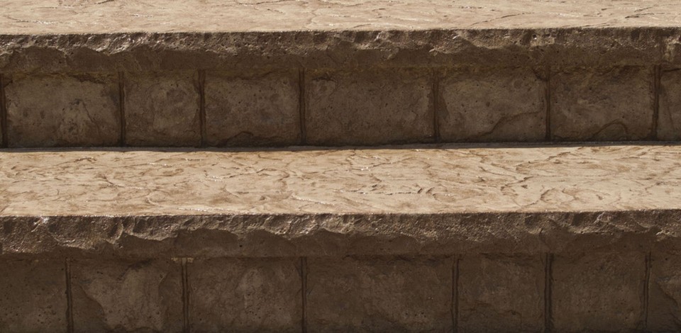 1 Concrete Cement Slate Stone Step Stair pool Liner Edge Form Mold 7.5 ...