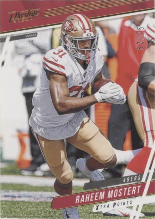 2020 Panini Prestige - Raheem Mostert #7 Xtra Points Gold /75 for sale ...