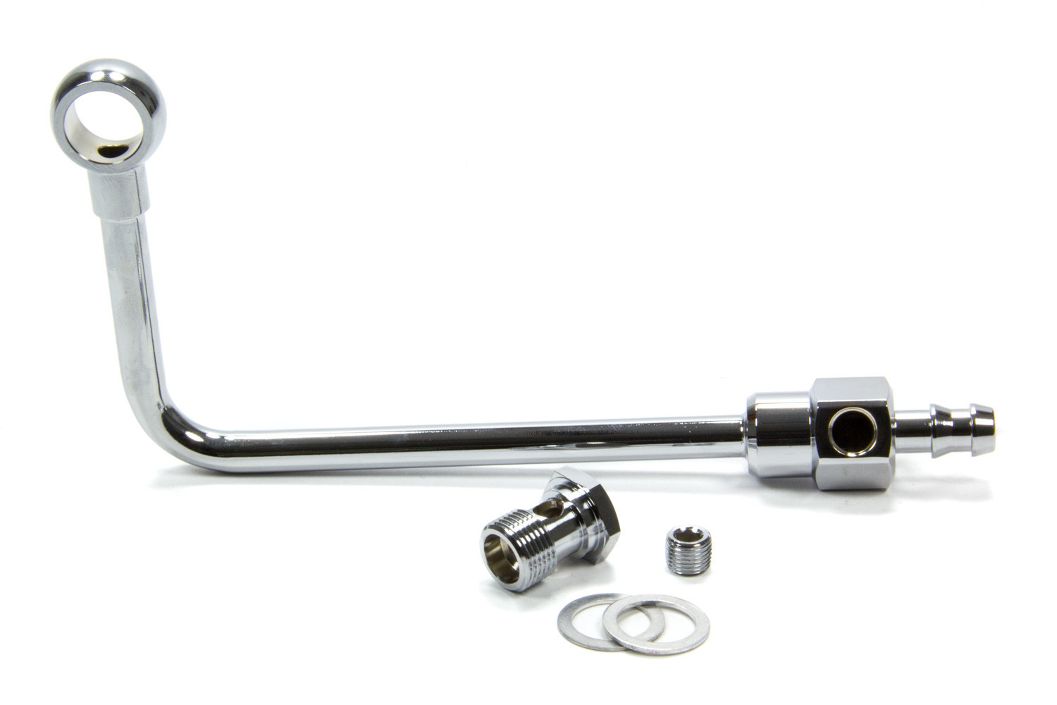 EDELBROCK PERFORMER SERIES FUEL LINE KIT SINGLE-FEED 3/8" BARBED INLET ...