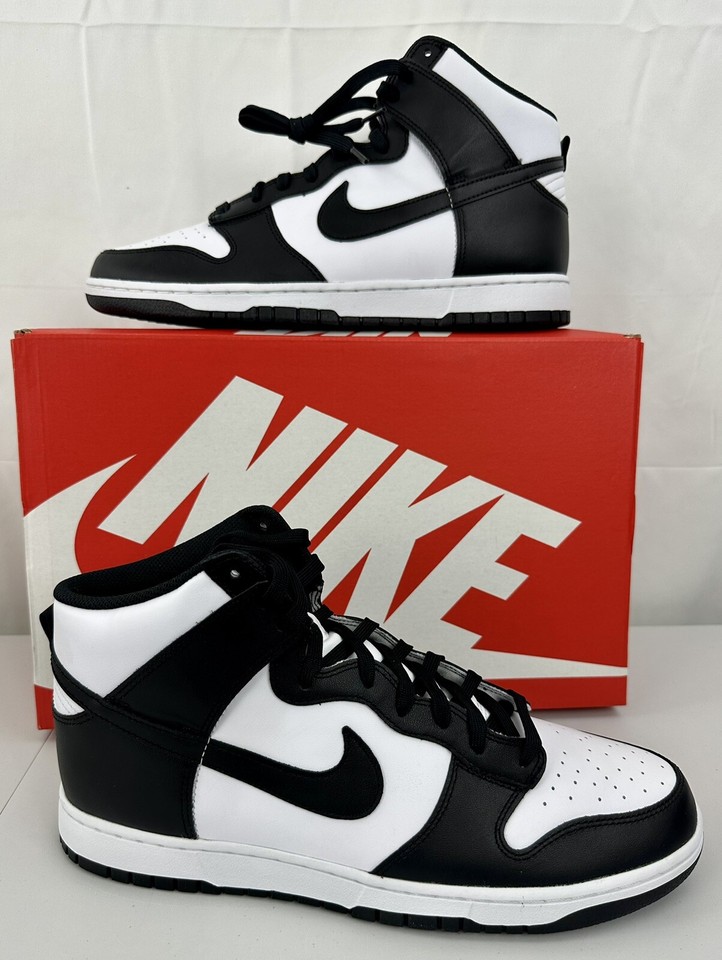 Size 13 US M - Nike Dunk High Retro Black White Style Code: DD1399105 ...