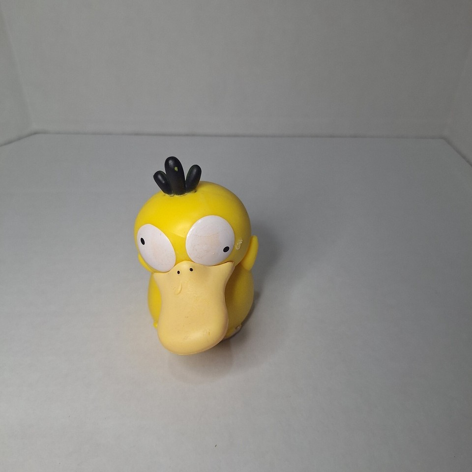 Derpy Psyduck Figurine - Crooked Eyes & Cute Expression - Unique ...