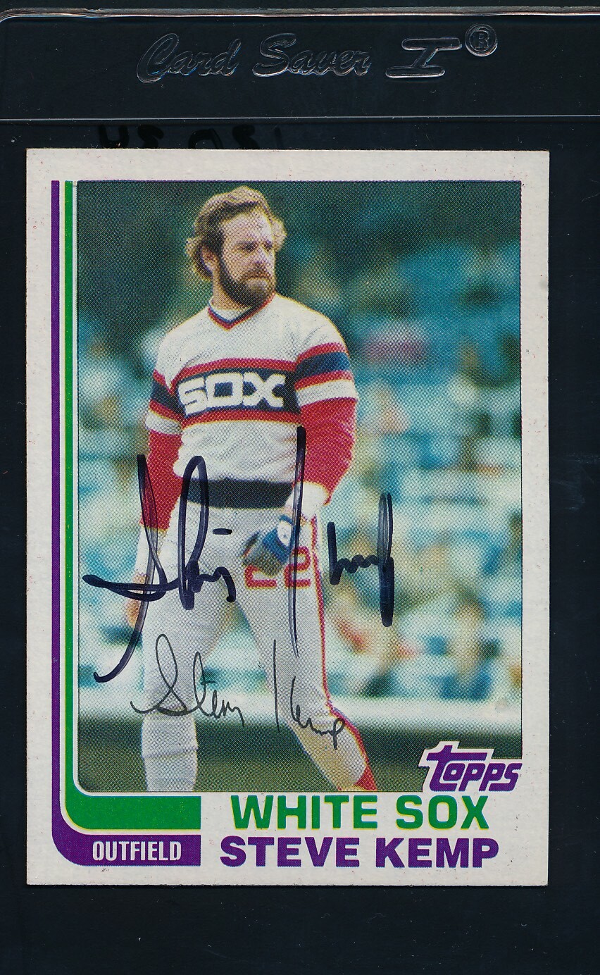1982 Topps #54T Steve Kemp White Sox Signed Auto *13034 | eBay