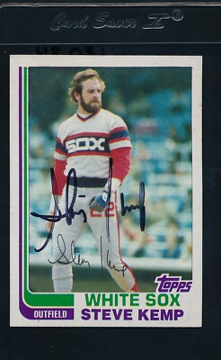 1982 Topps #54T Steve Kemp White Sox Signed Auto *13034 | eBay