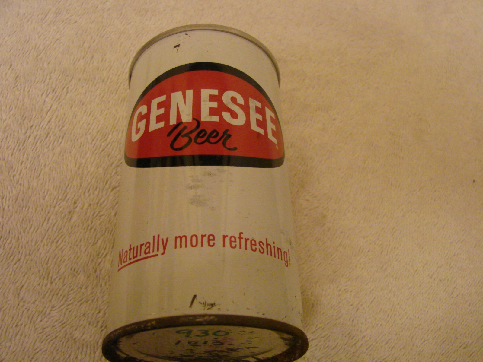 12 OZ. ZIP TAB GENESEE BEER CAN NATURALLY MORE REFRESHING ! NEW YORK | eBay