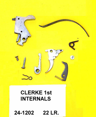 Clerke 1st .22 LR. INTERNAL PARTS HAMMER, TRIGGER, MAIN SPRING ITEM ...
