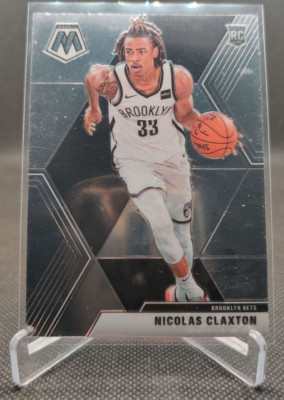 2019-20 Panini Mosaic #236 Nicolas Claxton Rookie RC Brooklyn Nets card ...