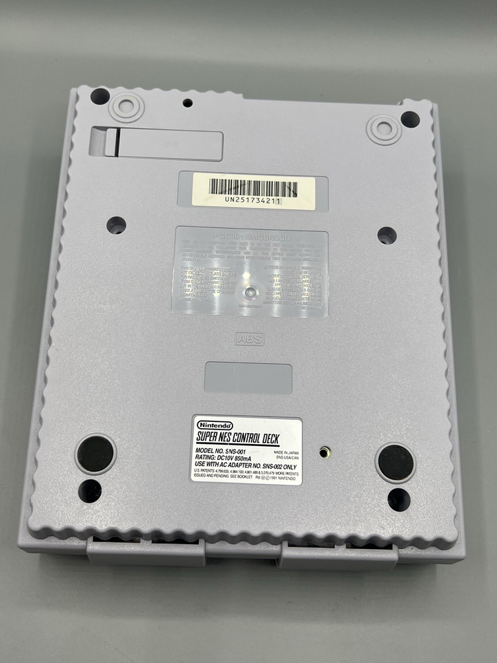 SNES Authentic Super Nintendo Replacement TOP/BOTTOM SHELL! Clean OEM ...