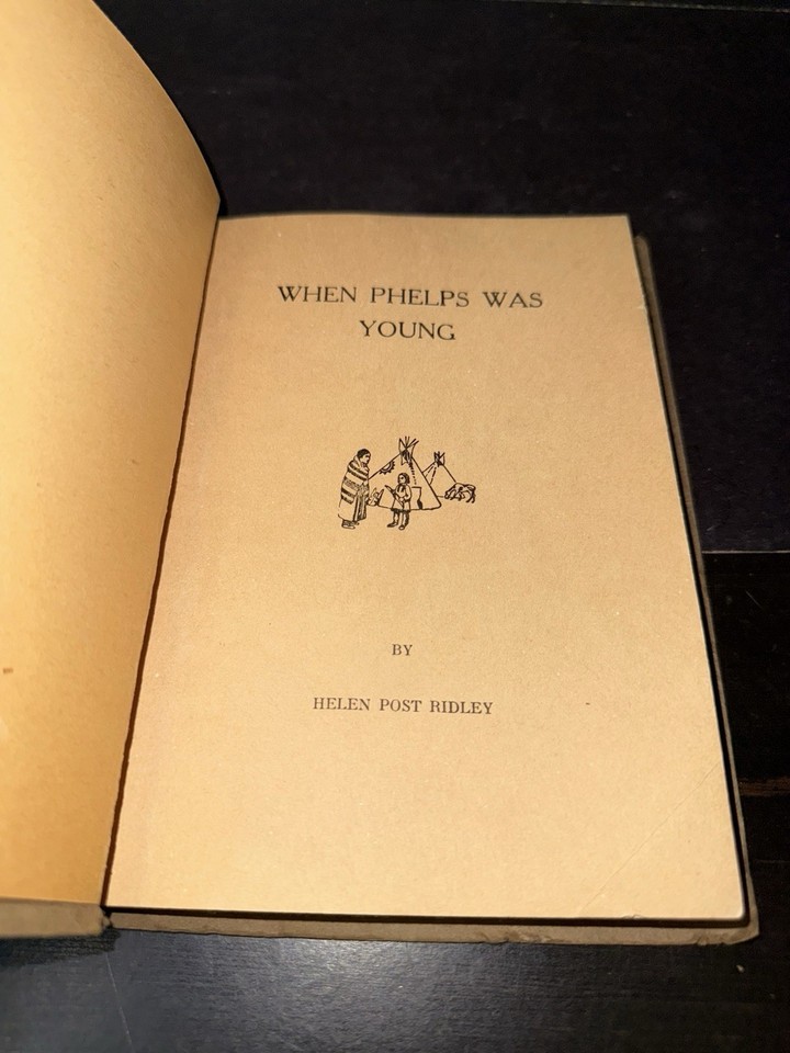Antique Scarce History When Phelps Was Young Phelps New York 1939 1st ...