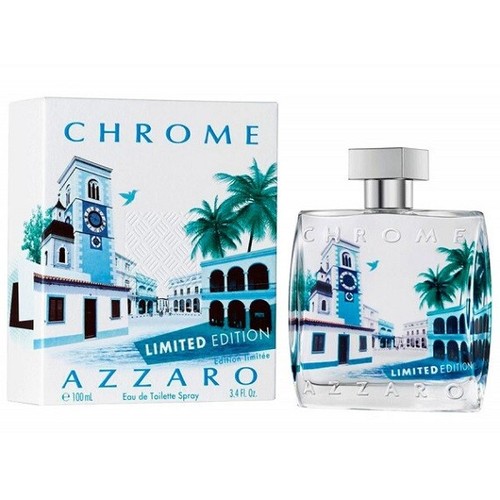 AZZARO CHROME LIMITED EDITION 2014 * Azzaro 3.4 oz / 100 ml EDT Men ...