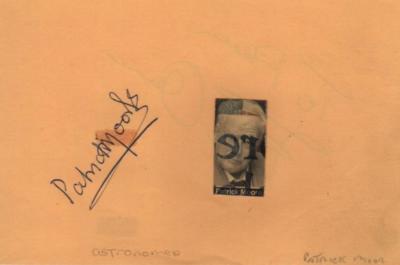 Sir Patrick Moore Signed Vintage Album Page Astronomer and Author ...