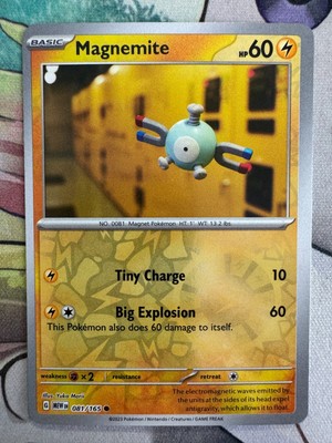 Magnemite Reverse Holo English Pokemon TCG BKBI187 | eBay