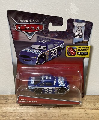 Disney Pixar Cars Chuck Armstrong #33 Mood Springs Piston Cup Mattel | eBay